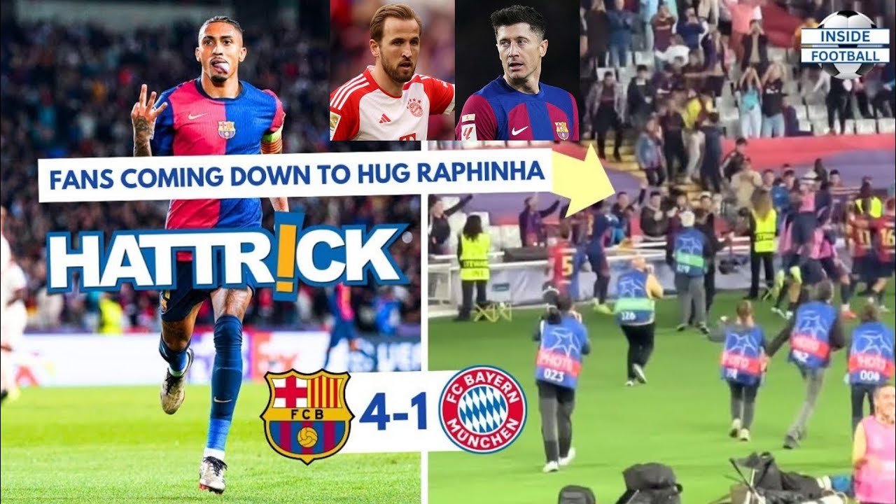 El increíble hat-trick de Raphinha contra el Bayern - El ascenso del ...