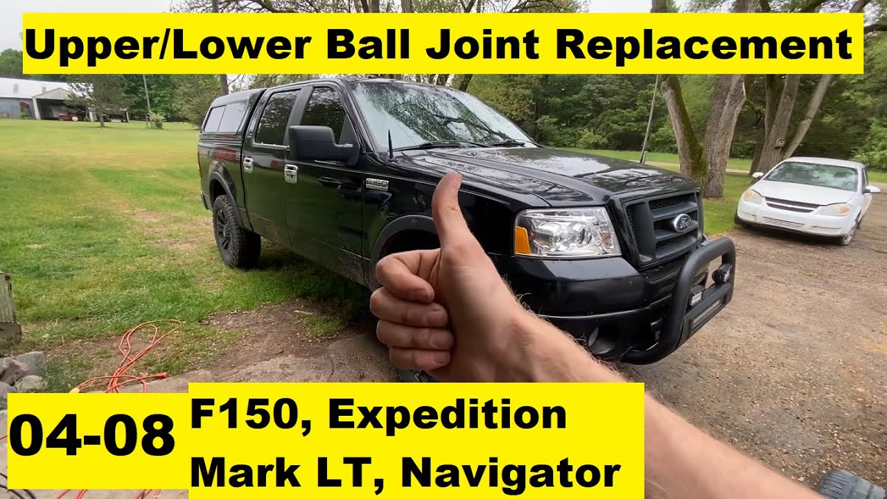 Replace Upper and Lower Ball Joint Ford F150 2004 2005 2006 2007 2008 ...