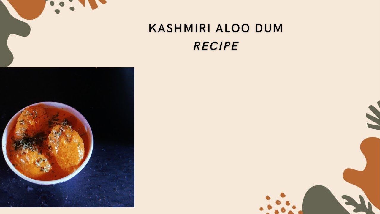 Kashmiri Aloo Dum Recipe||Kashmiri Aloo Dum Recipe in Hindi||Sushma's ...