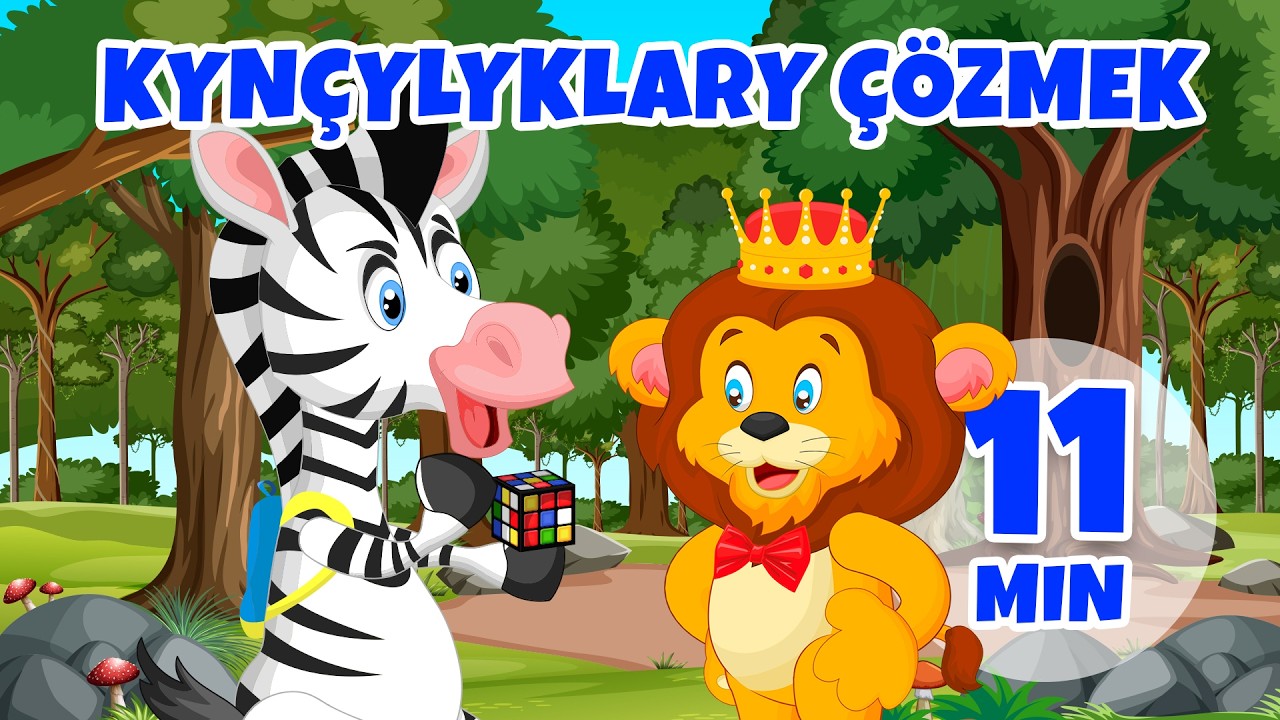 Kynçylyklary çözmek - 11 min Giramille | Çagalar üçin goşgular we ...