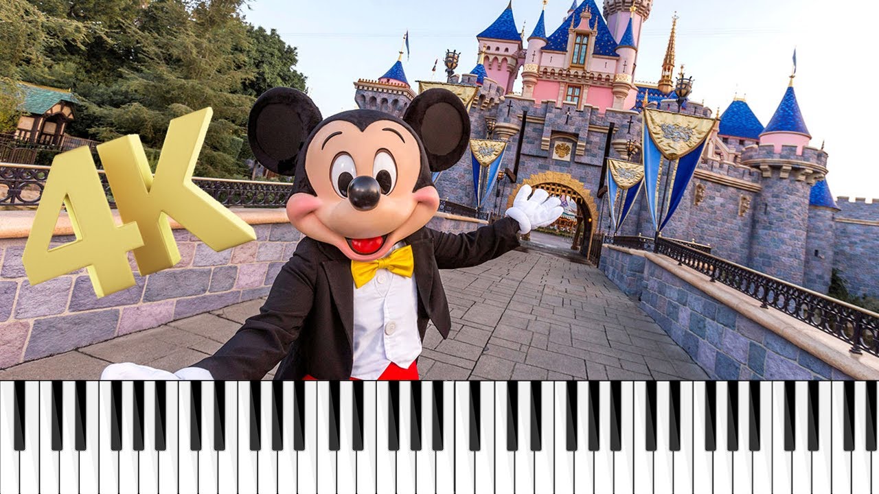 Mickey Mouse March Theme Song 4K Sheet Music - YouTube
