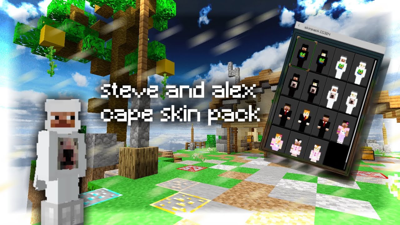 steve and alex cape skin pack | CG324 - YouTube