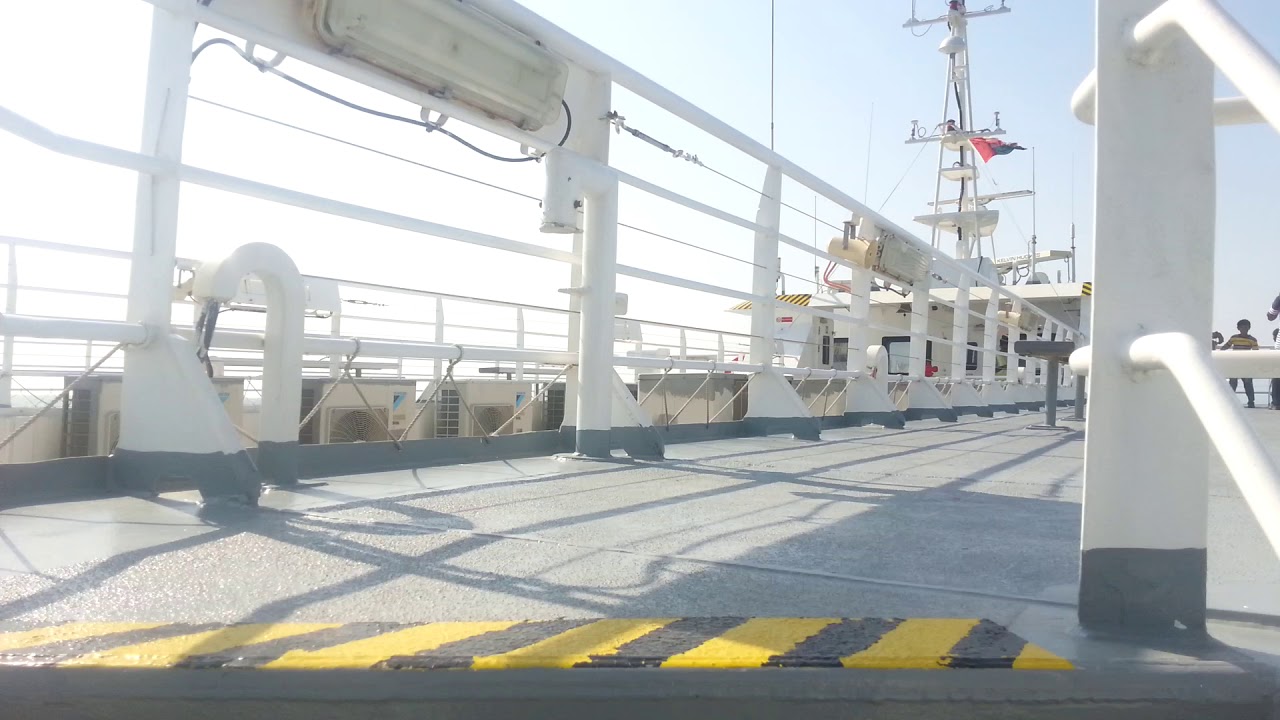 Mazeera island..ship journey - YouTube
