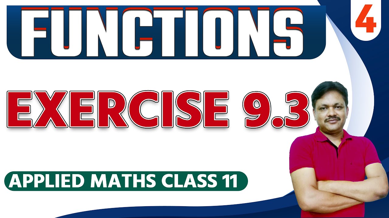 GRAPH OF REAL FUNCTIONS EX-9.3 || Lecture 3 | Functions Ch-9 | Class ...