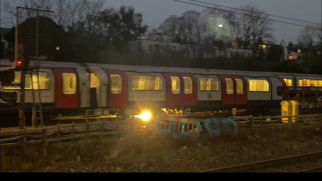 Central line train leaving Ealing Broadway with HUGE SPARKS - YouTube