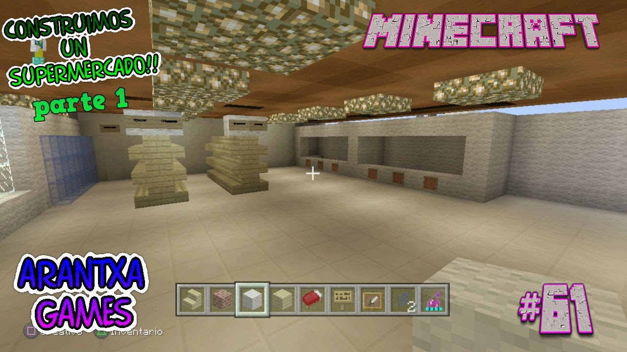 Minecraft Modo Creativo #61 Como hacer un Supermercado en Minecraft ...