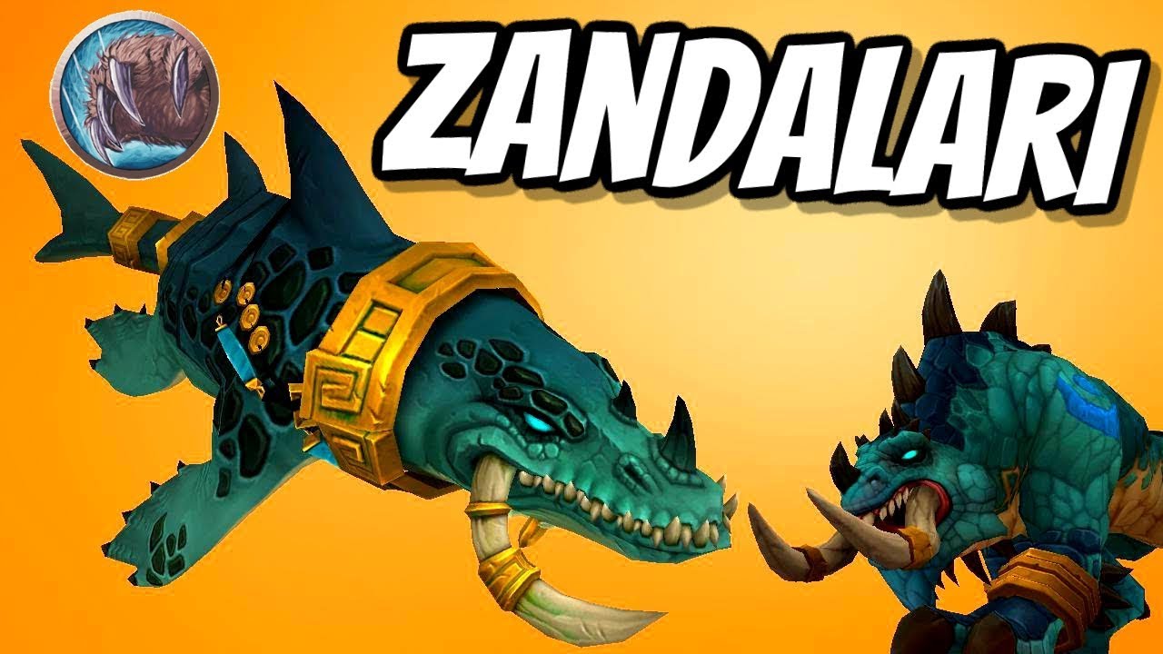 Zandalari Troll Druid shapeshift Gameplay WoW Patch 8.1.5 | World of ...