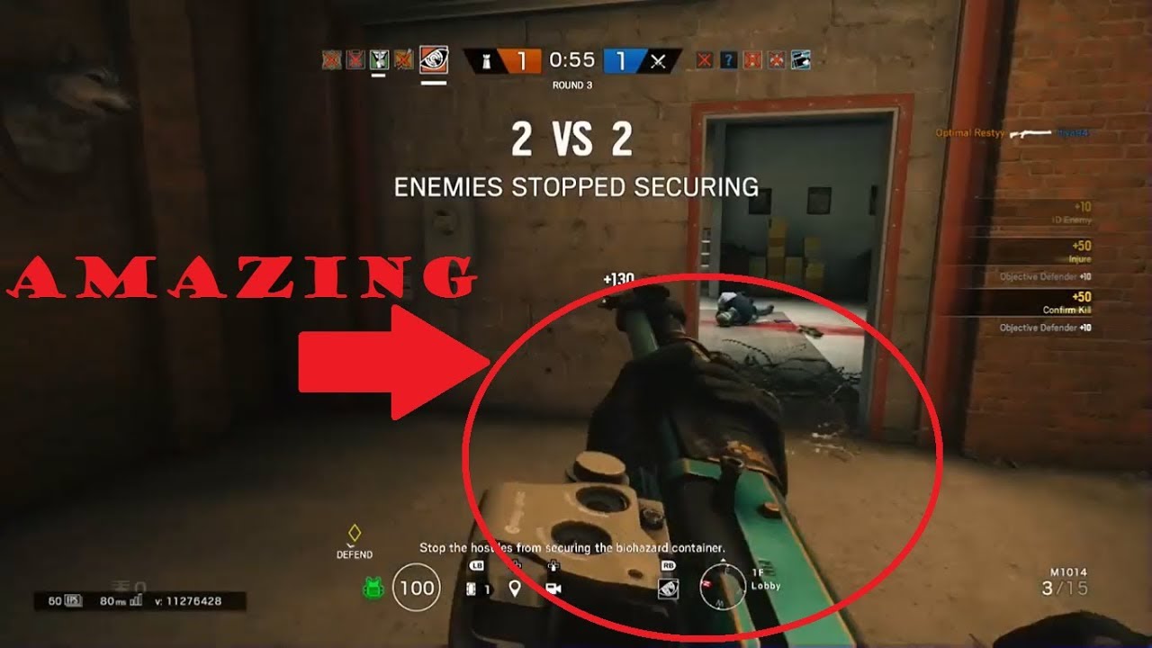 Pulse M1014 is a GOD! - Rainbow Six Siege - Operation Health - YouTube