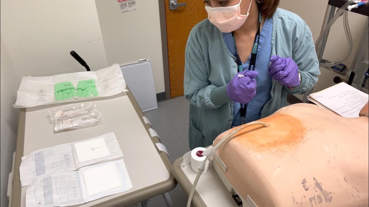 LVAD Driveline Sterile Dressing Change - YouTube