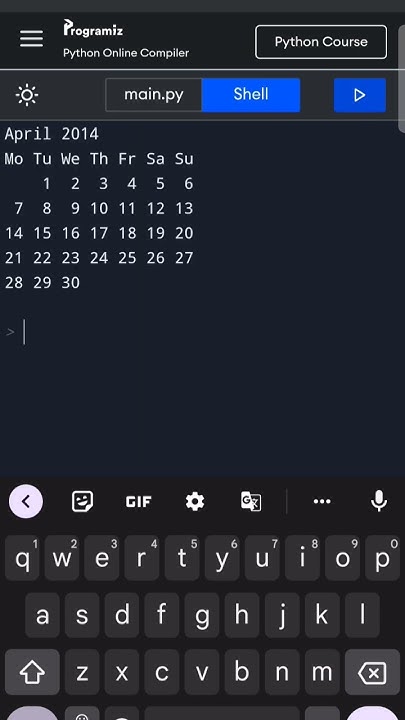 Create Calendar 📆🗓️ Using Python Coding Programming Python