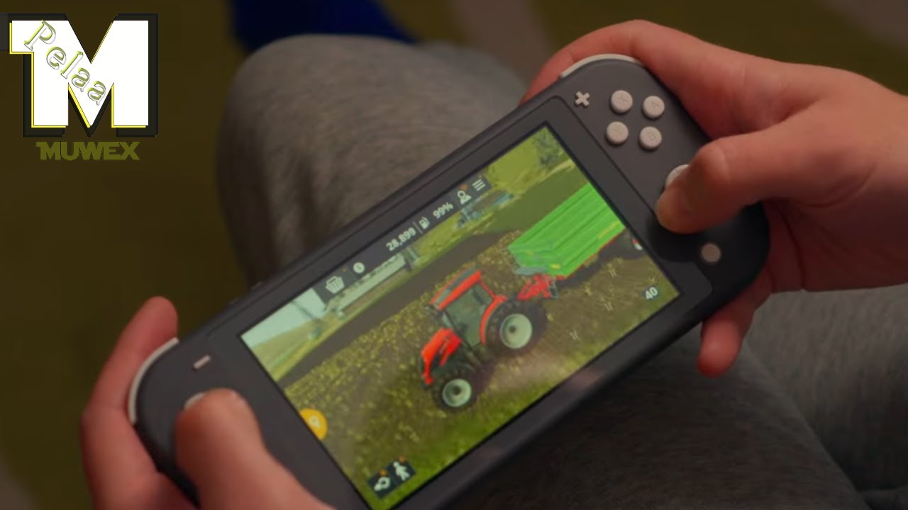 Farming Simulator 20 ensitestissä - Nintendo Switch Lite - YouTube
