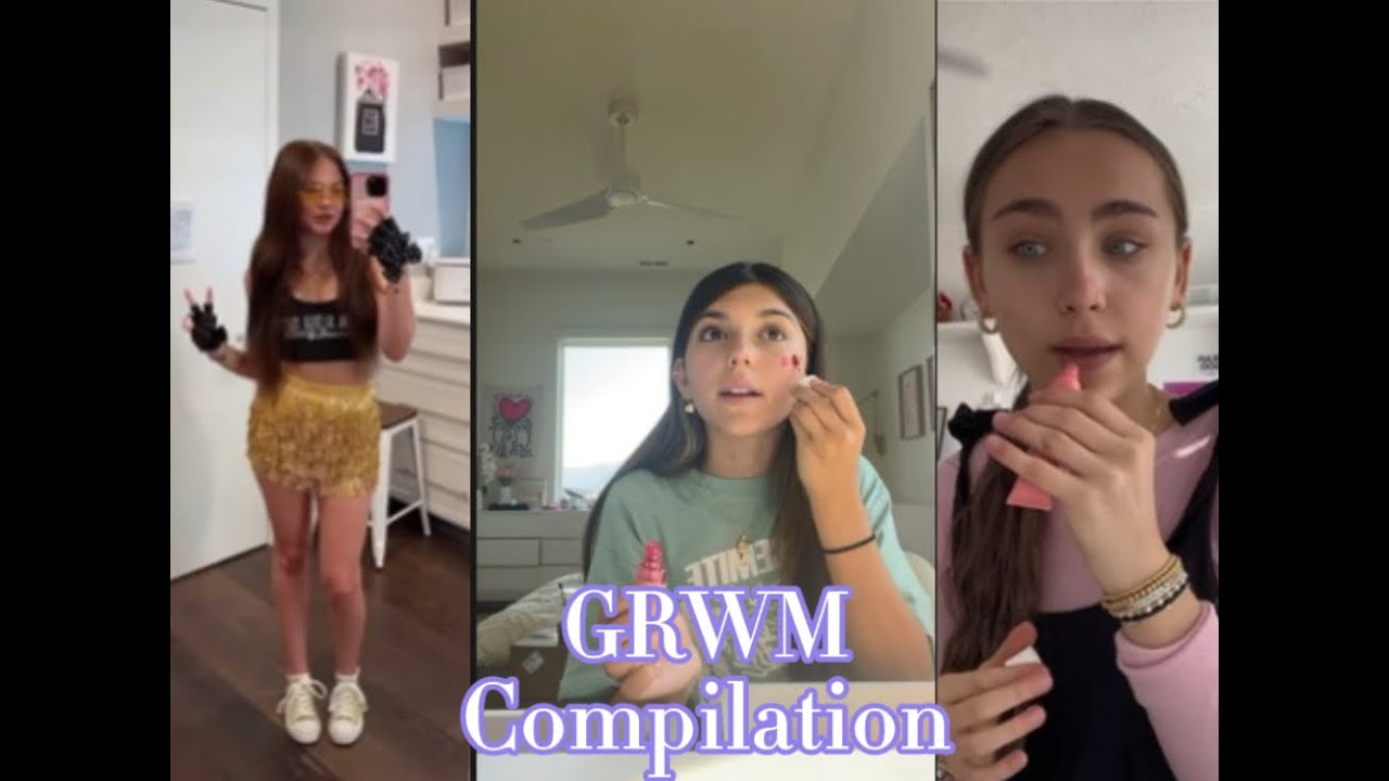 GRWM Compilation 💟 - YouTube