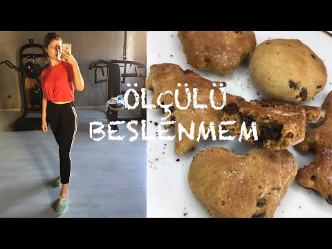 GÜN İÇİNDE KAÇAMAK SONRASI ÖLÇÜLÜ BESLENMEM I SPOR RUTİNİM & FİT KURABİYE YAPALIM!