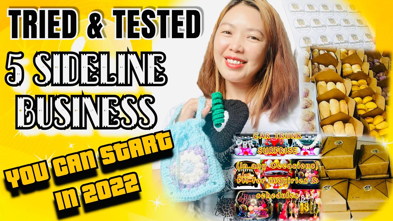 5 SIDELINE BUSINESS IDEAS at home THAT YOU CAN START | TRIED AND TESTED ...