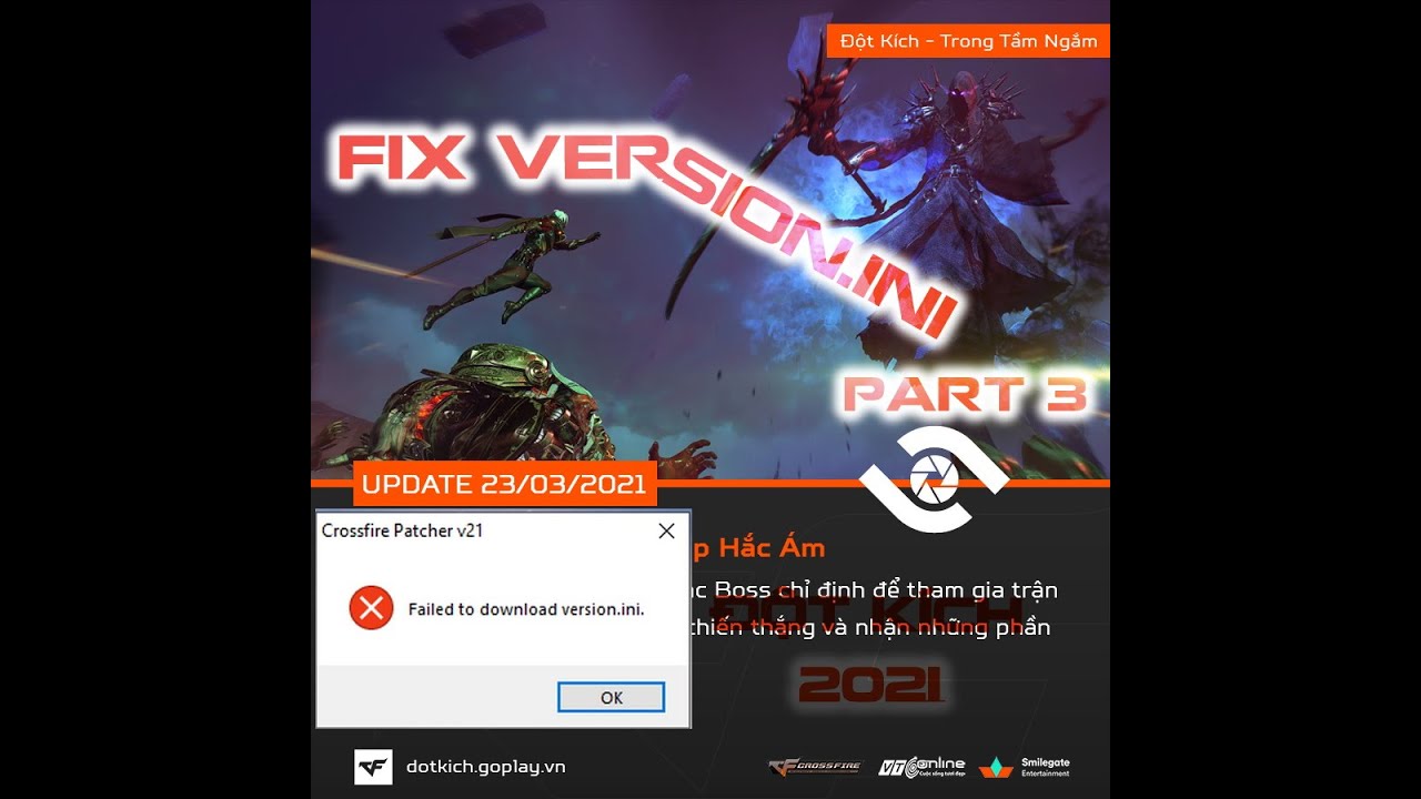 hướng dẫn sửa lỗi Version.ini khi vào game Đột Kích 2021 - Part 3 - YouTube