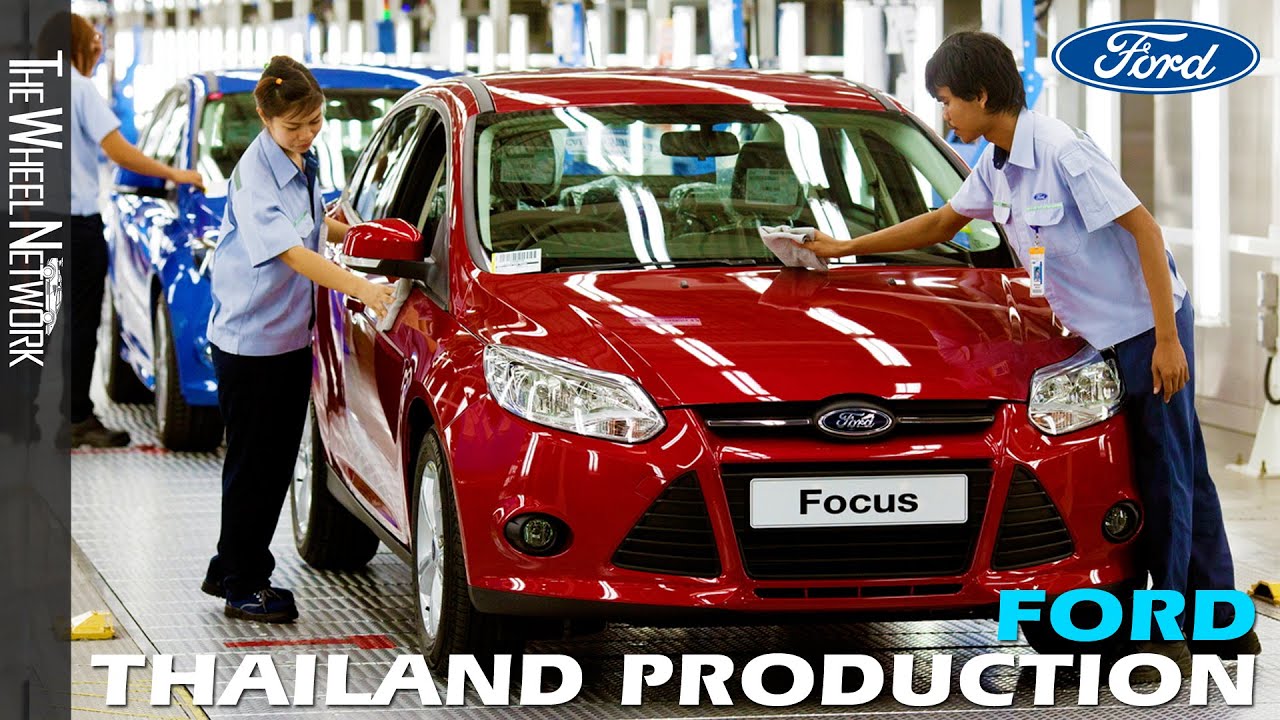 Ford Focus Production in Thailand - YouTube