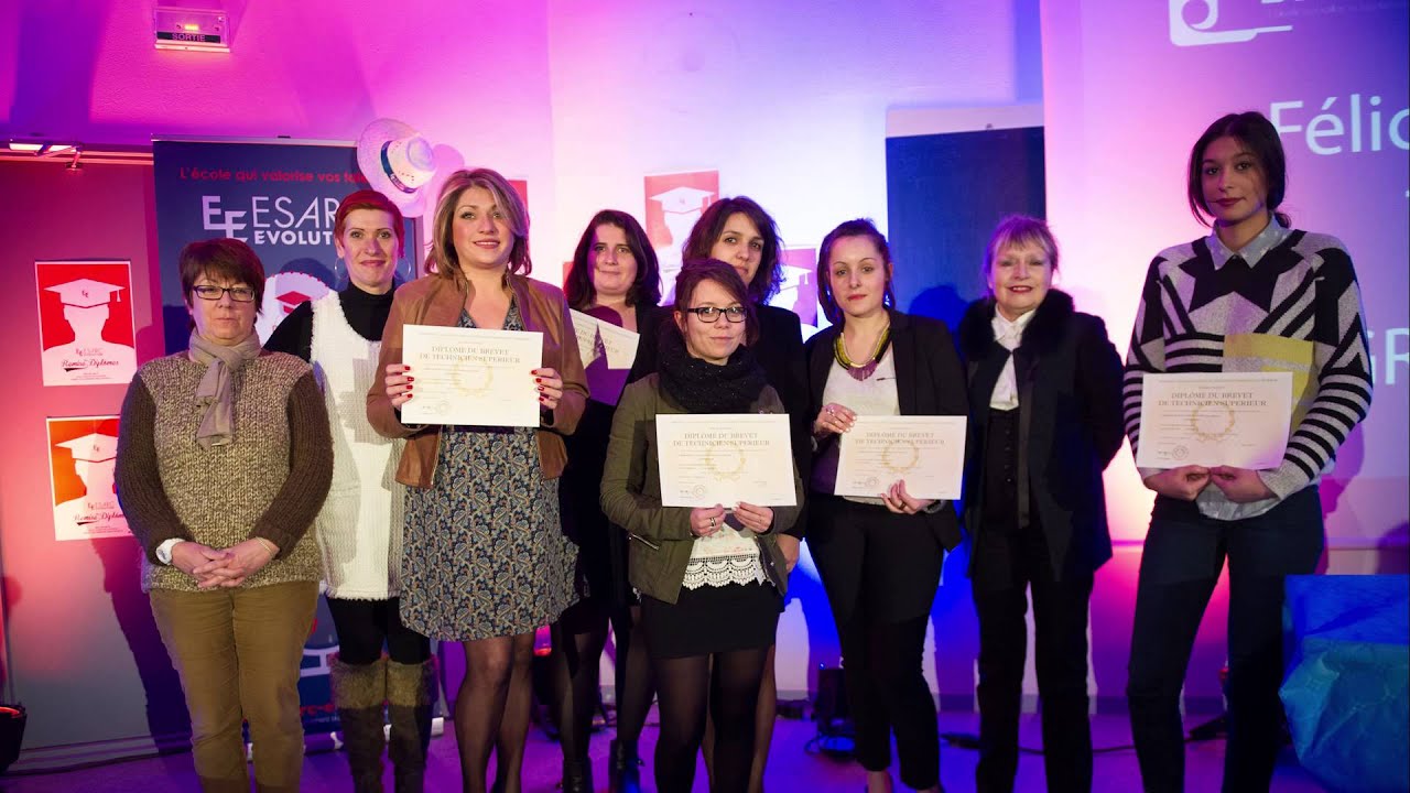 Remise des diplômes - ESARC Evolution Bordeaux - YouTube