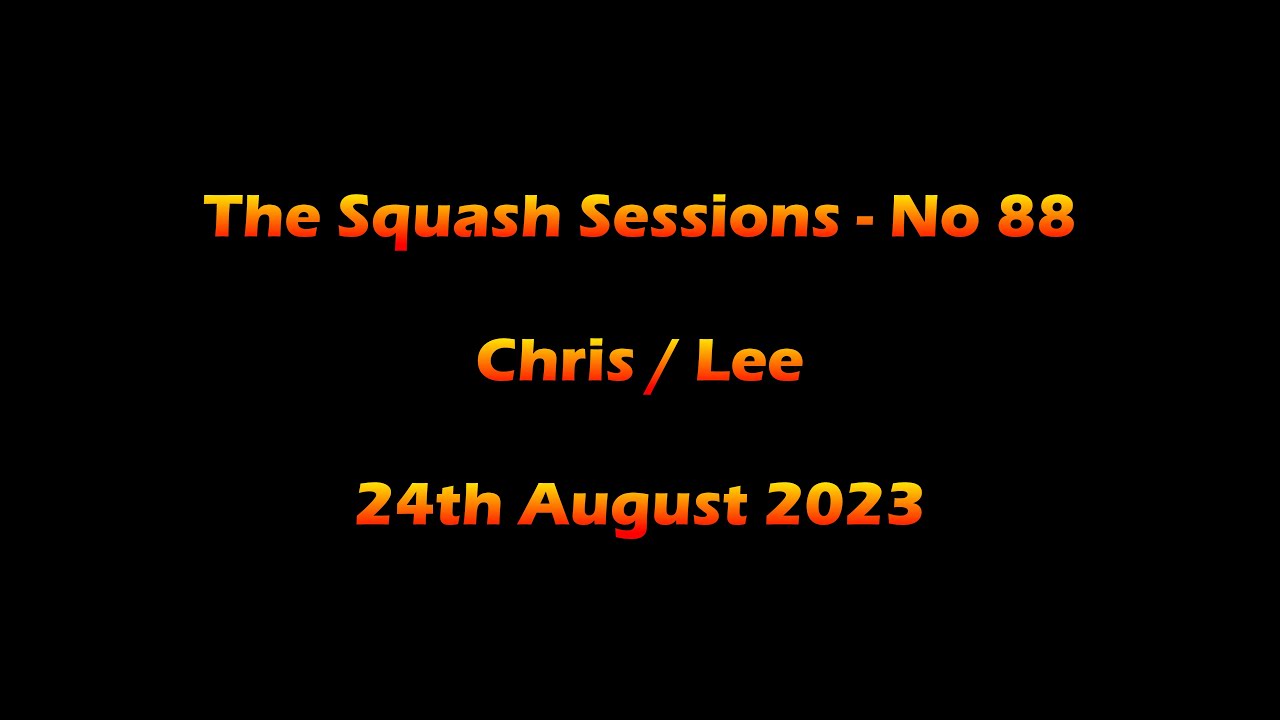 The Squash Sessions - No 88: The Straight Drive Variation - YouTube