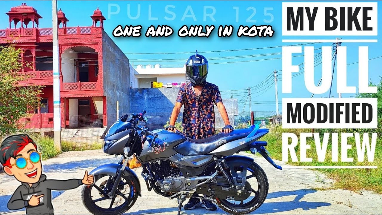 Pulsar 125 review / pulsar 125 modification video / Bajaj pulsar 125 ...