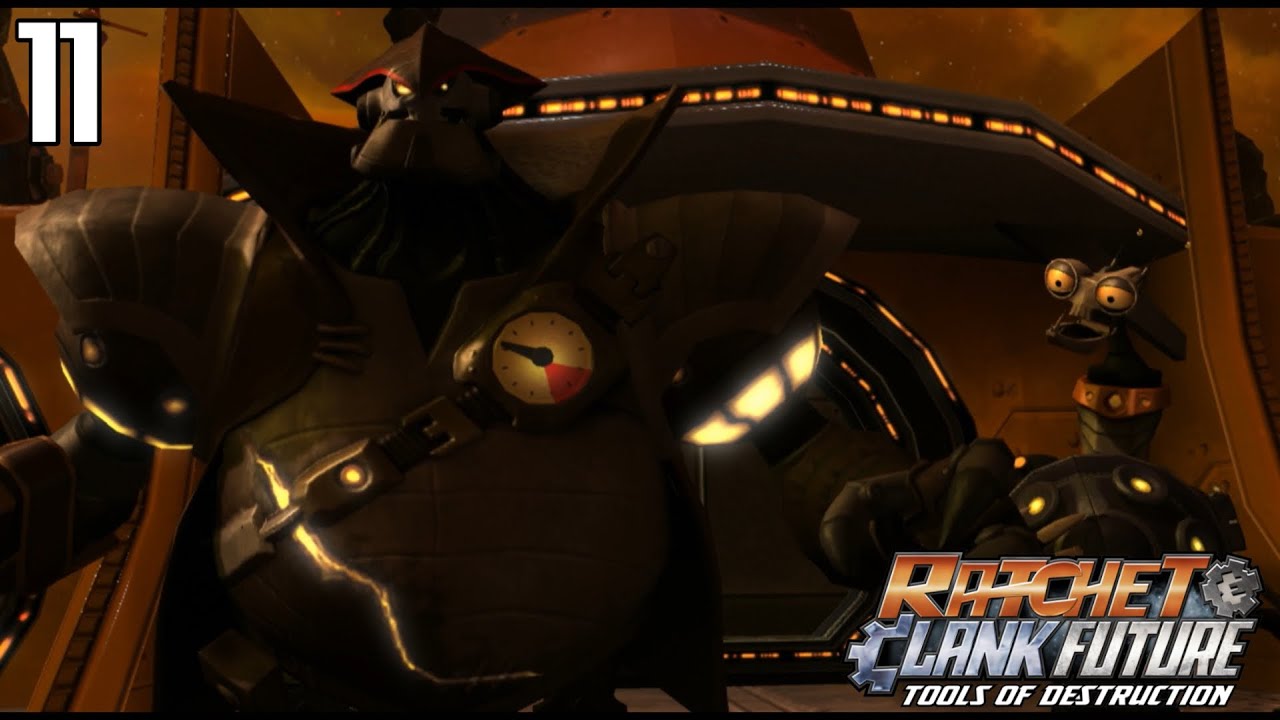 Ratchet & Clank: Tools of Destruction - Part 11 - Captain Slag Boss ...