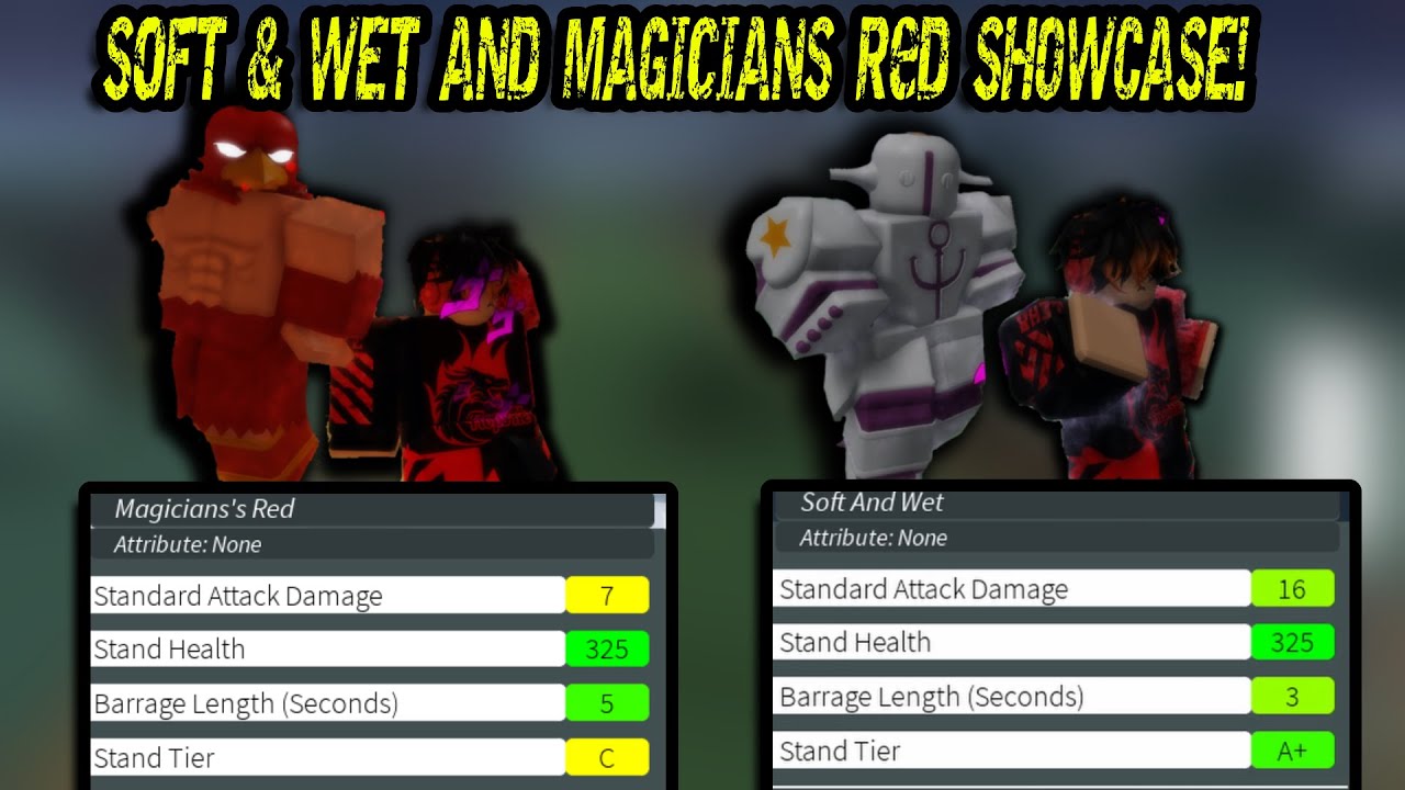 Soft & Wet And Magician's Red Showcase! [Stand Upright Rebooted] - YouTube