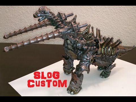 Custom Slog/Sludge Voyager Class Transformers AOE - YouTube