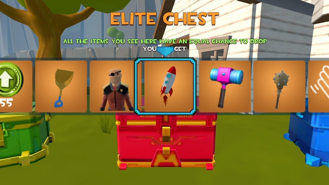 opening 1 elite chest | Rocket Royale - YouTube