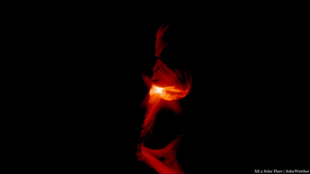 Major X8.2 Solar Flare | September 10, 2017 - YouTube