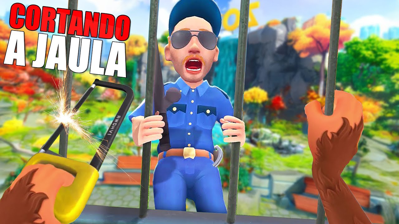 Finalmente! uma maneira de ESCAPAR DA JAULA no I Am Monkey VR! - YouTube