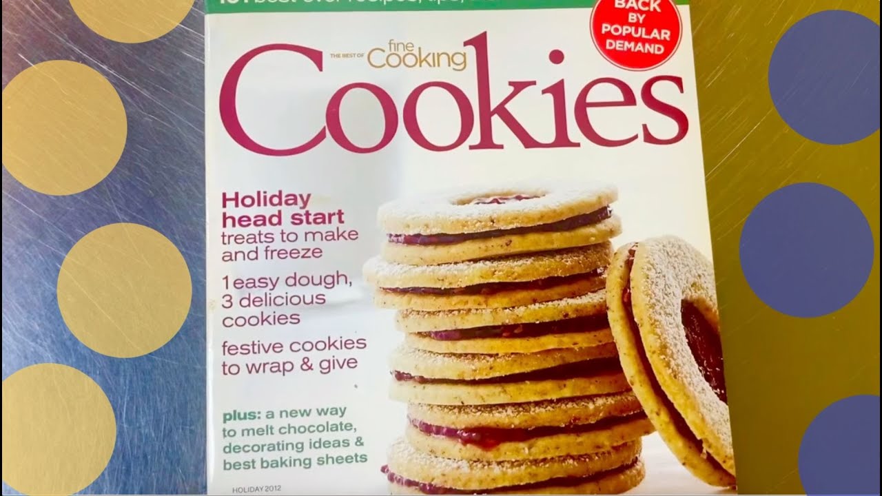 In Hand Review of The Best of Fine Cooking Cookies Magazine - YouTube