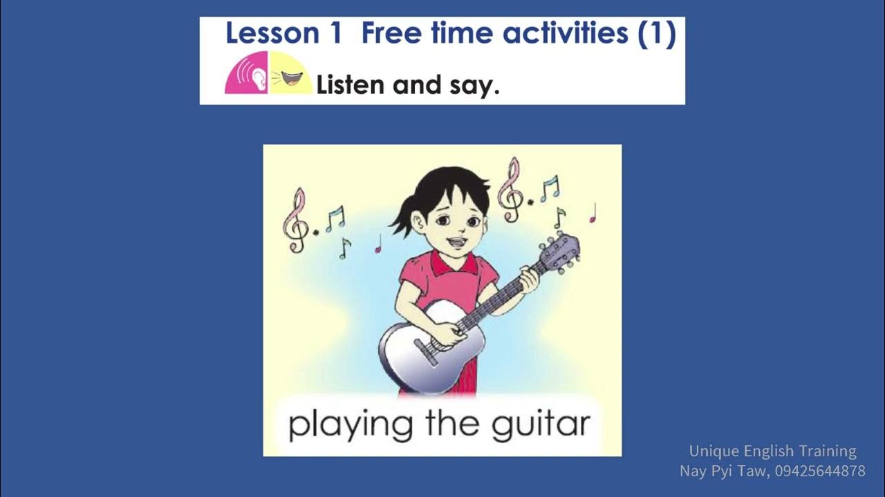 Grade 3 English အင်္ဂလိပ်စာ သင်ရိုးသစ် Unit 7 Lesson 1 နားထောင်၍ လိုက်ပြောပါ Youtube