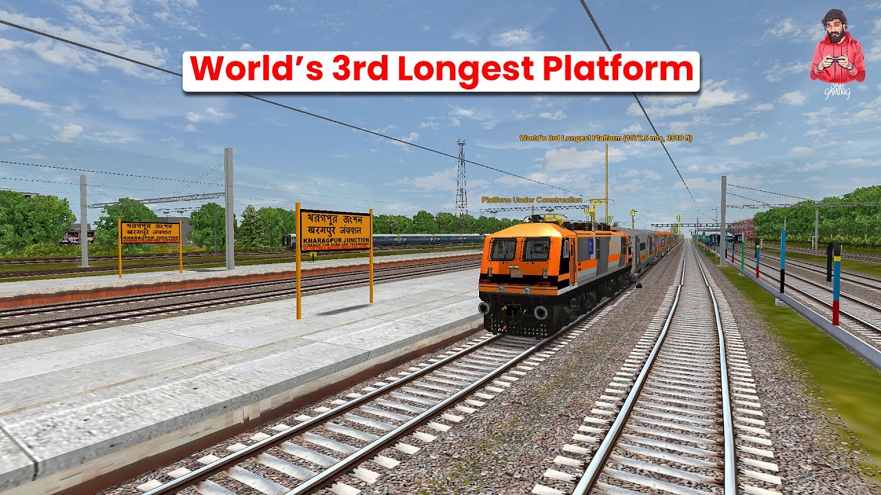 Amrit Toward World 3rd Longest Platform 1072.5 mts I msts I jsh gaming ...