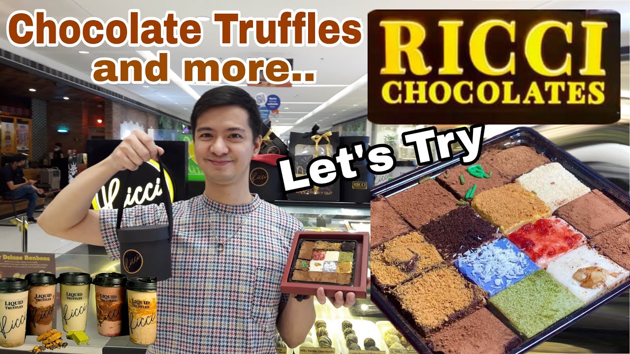 MASARAP BA ANG RICCI CHOCOLATES? LET'S TRY CHOCOLATE TRUFFLES AND MORE ...