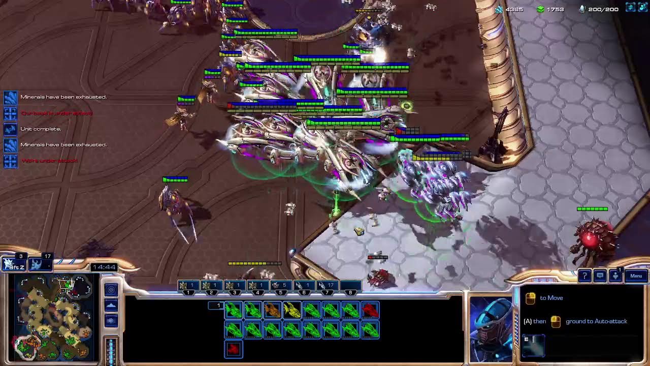 Starcraft 2 3V3 Diamond/Master Protoss MASS AIR VOID RAY CARRIER ...