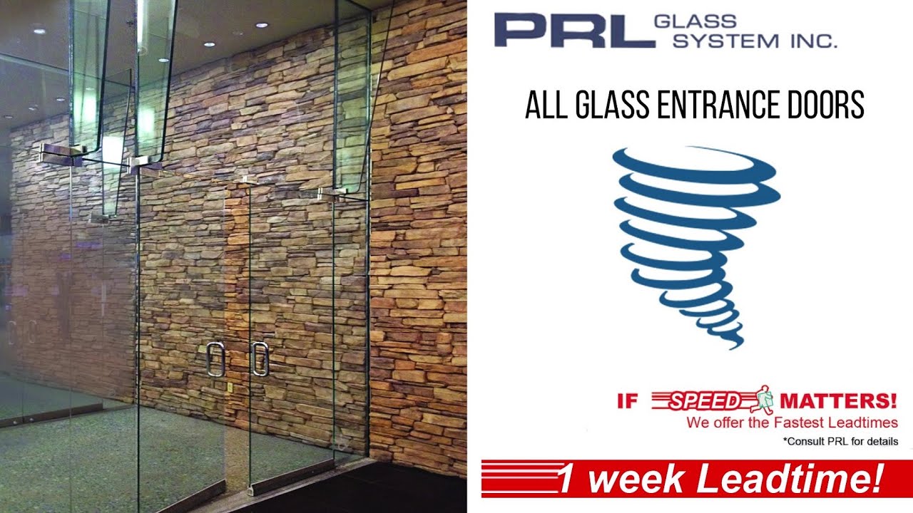 PRL 2021 All Glass Entrance Doors - YouTube