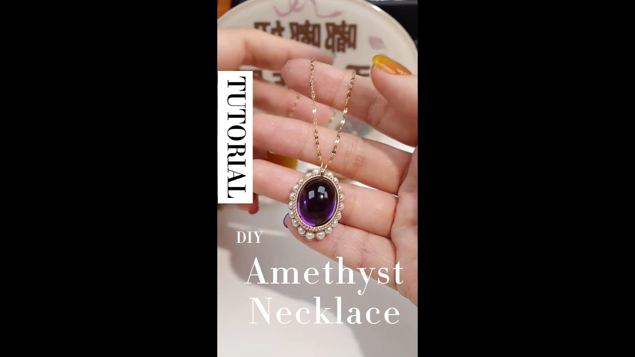 How To Make Amethyst Necklace? - YouTube