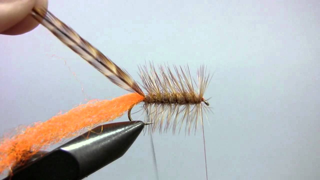 Fly Tying Rust Palmer - YouTube