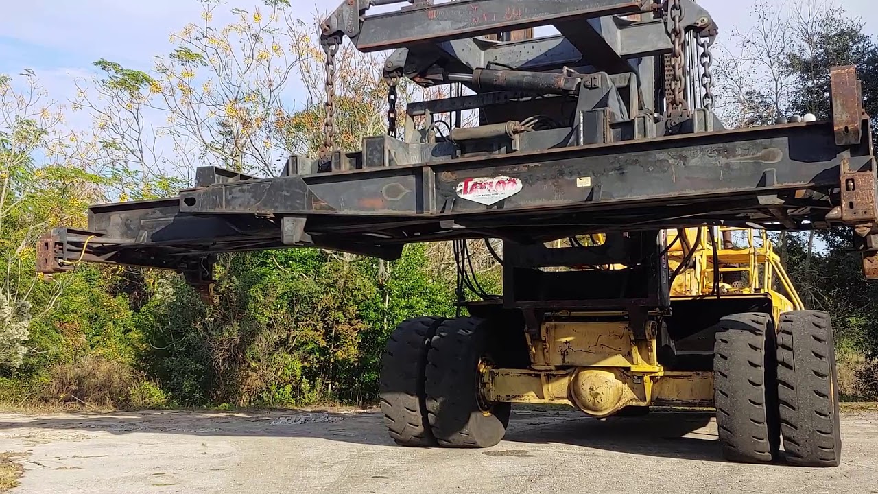 1991 Taylor TEC 950L Container handler Forklift - YouTube