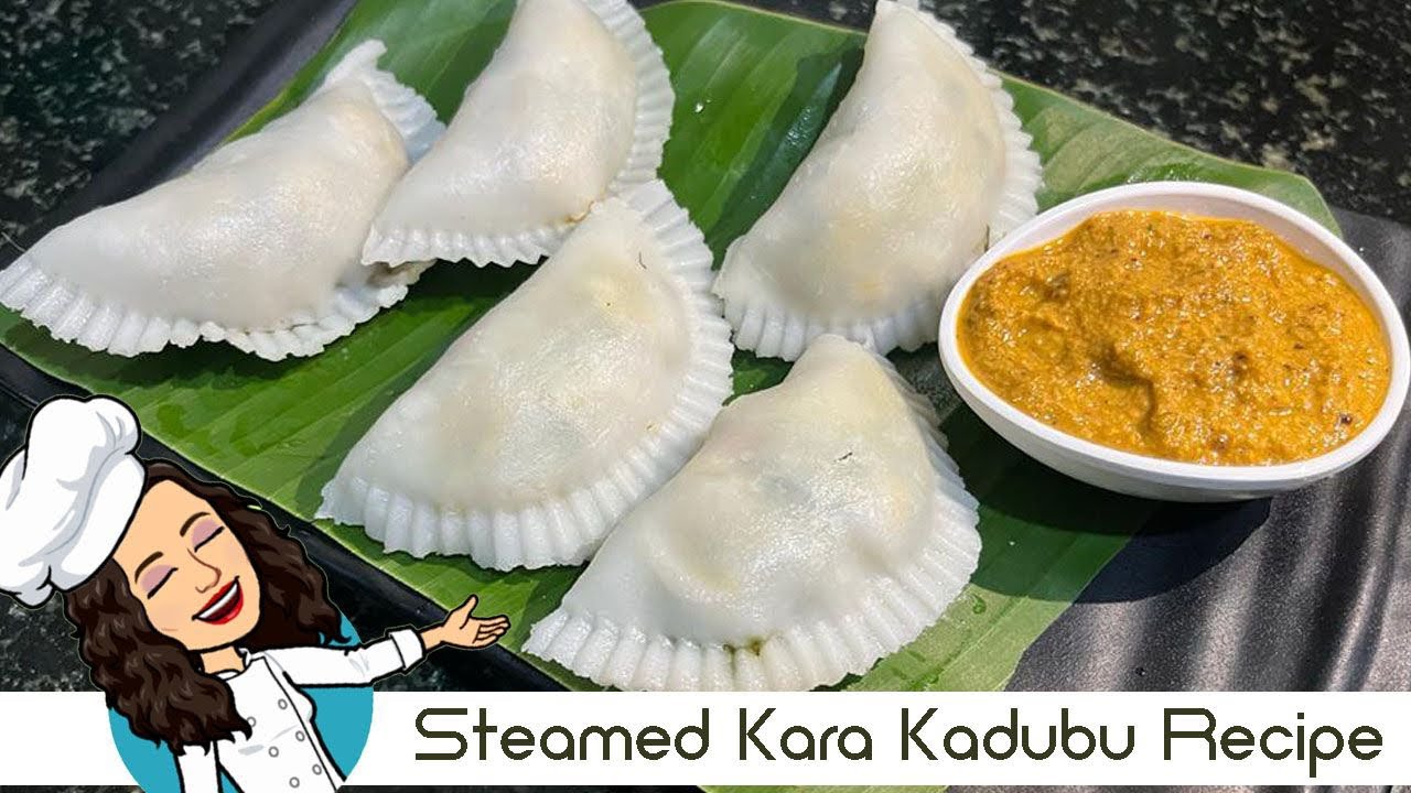Steamed Kara Kadubu Recipe | Ganesha Festival food Recipe | banana leaf ...