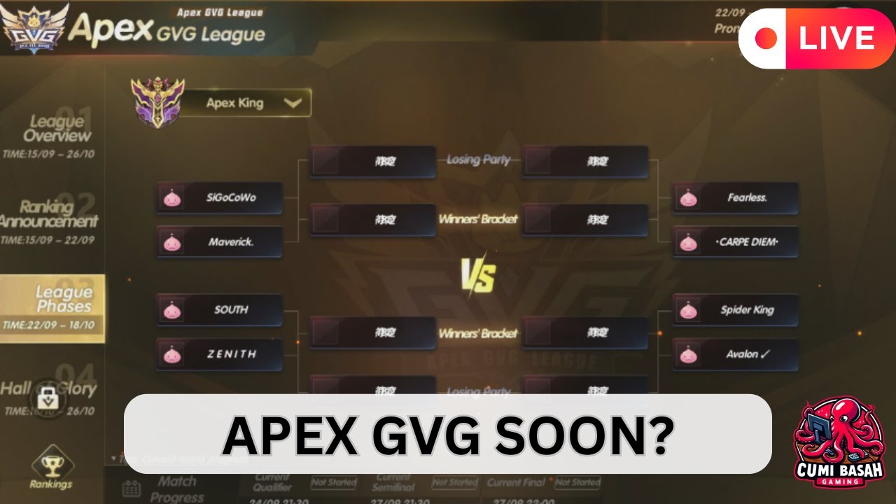 [LIVE] (ID/EN) KVM BEFORE APEX GVG LEAGUE! | RAGNAROK X NEXT GENERATION ...