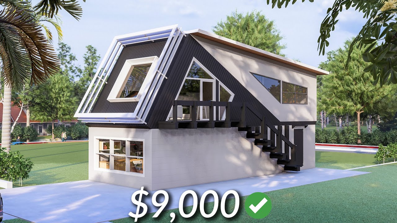 (4x11 Meters) Modern House Design | 1 Bedroom House Tour - YouTube