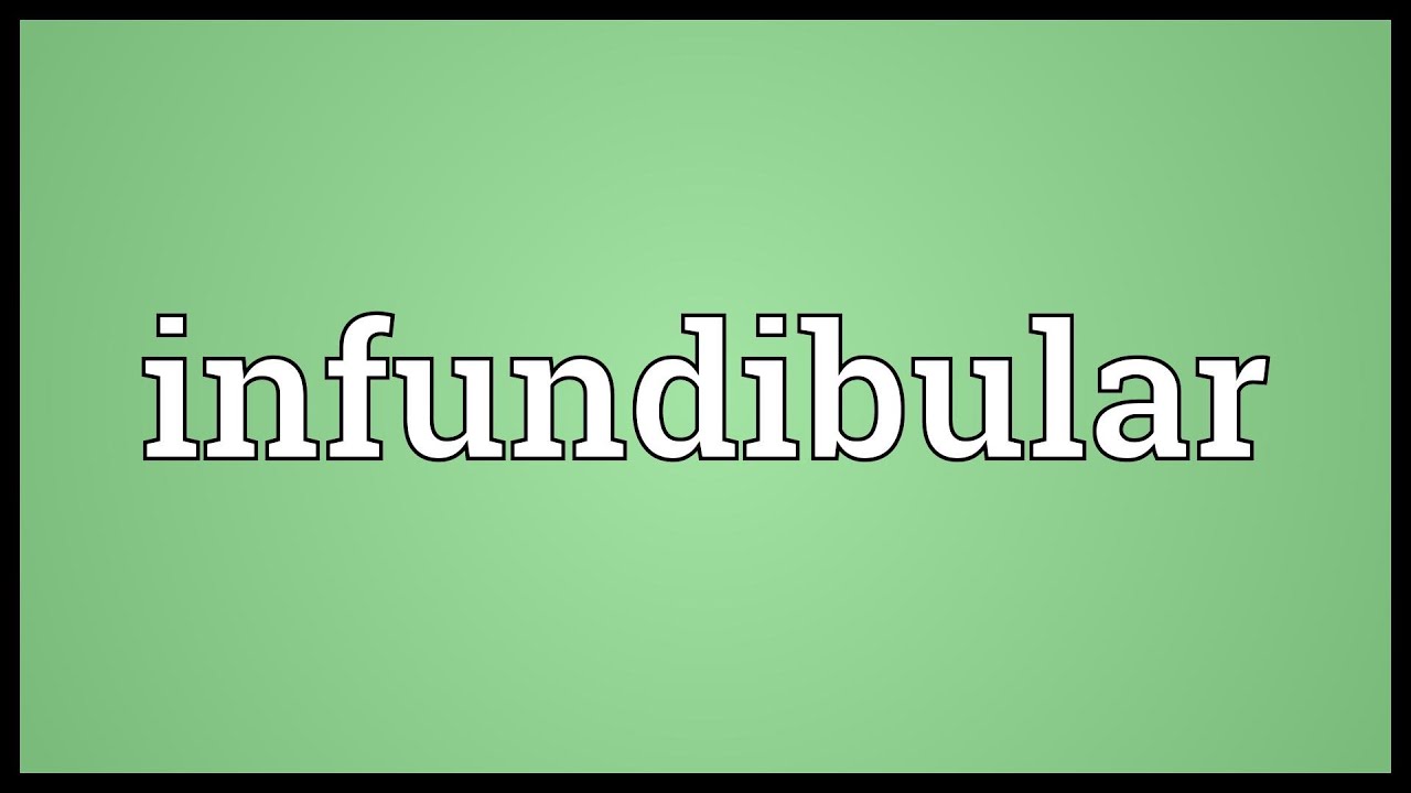 Infundibular Meaning - YouTube