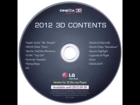 LG 2012年3D试机碟左右LG 2012 3D Contents 3DTV DTS 5.1 - YouTube