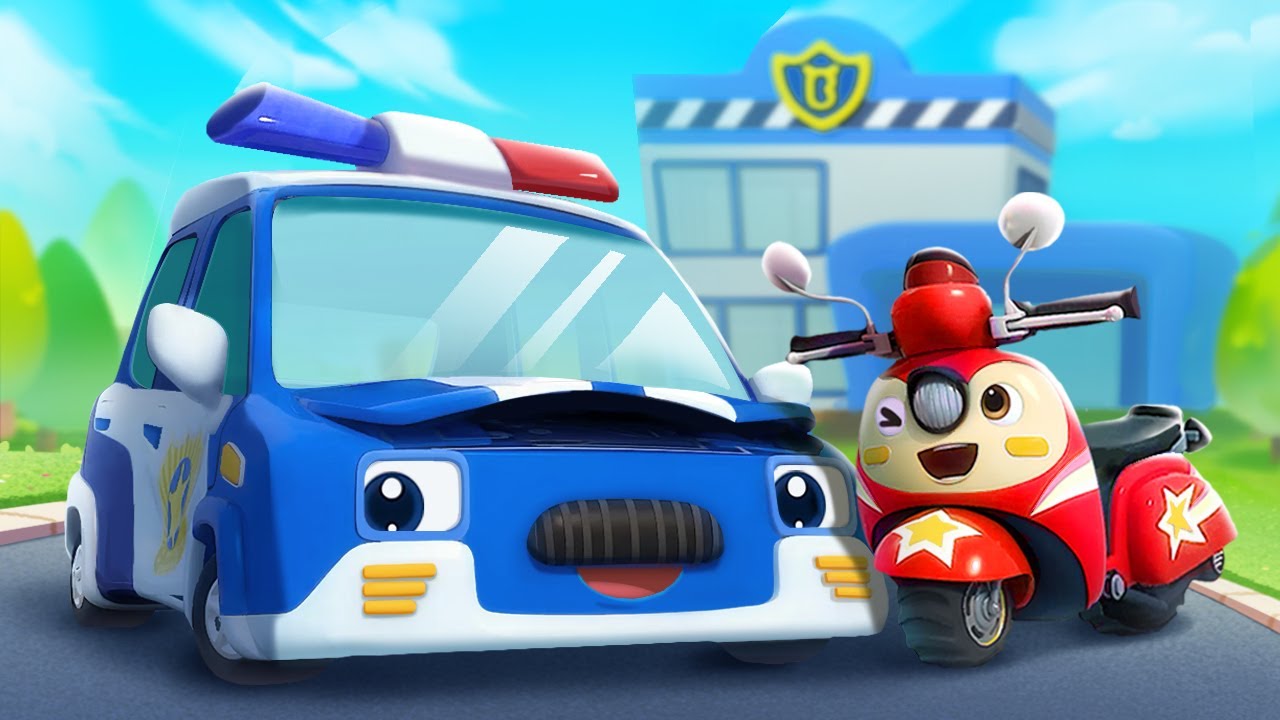 Monster Police Truck | Police Officer | Monster Truck | Cartoon for ...