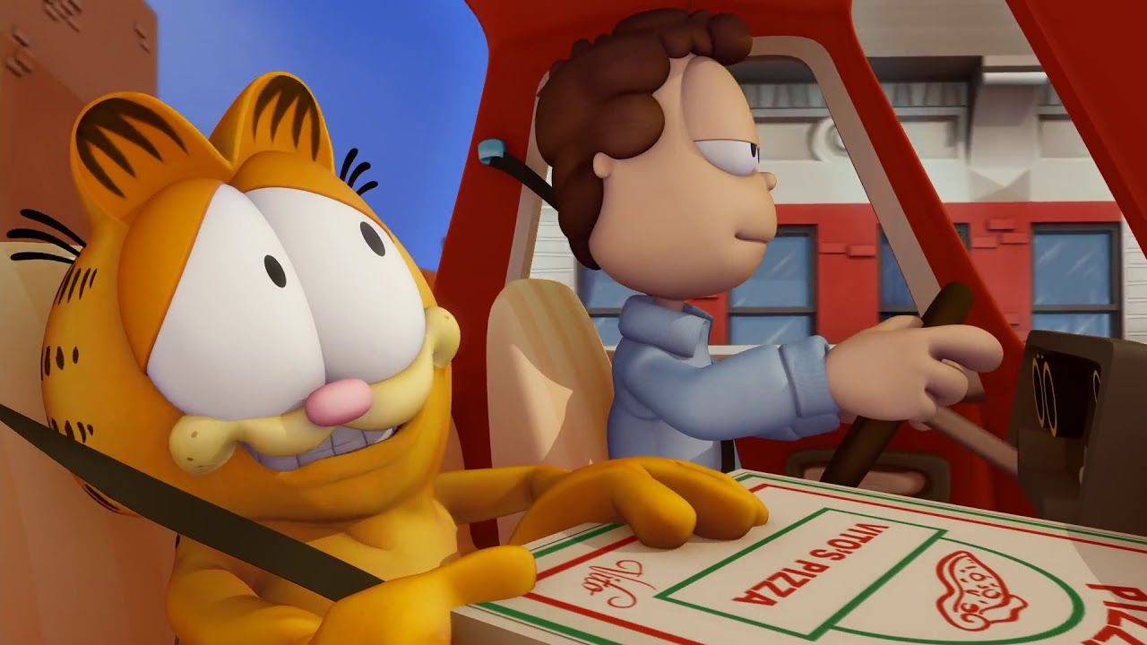 The Garfield Show (dublat în română) O Pizza Perfectă - YouTube