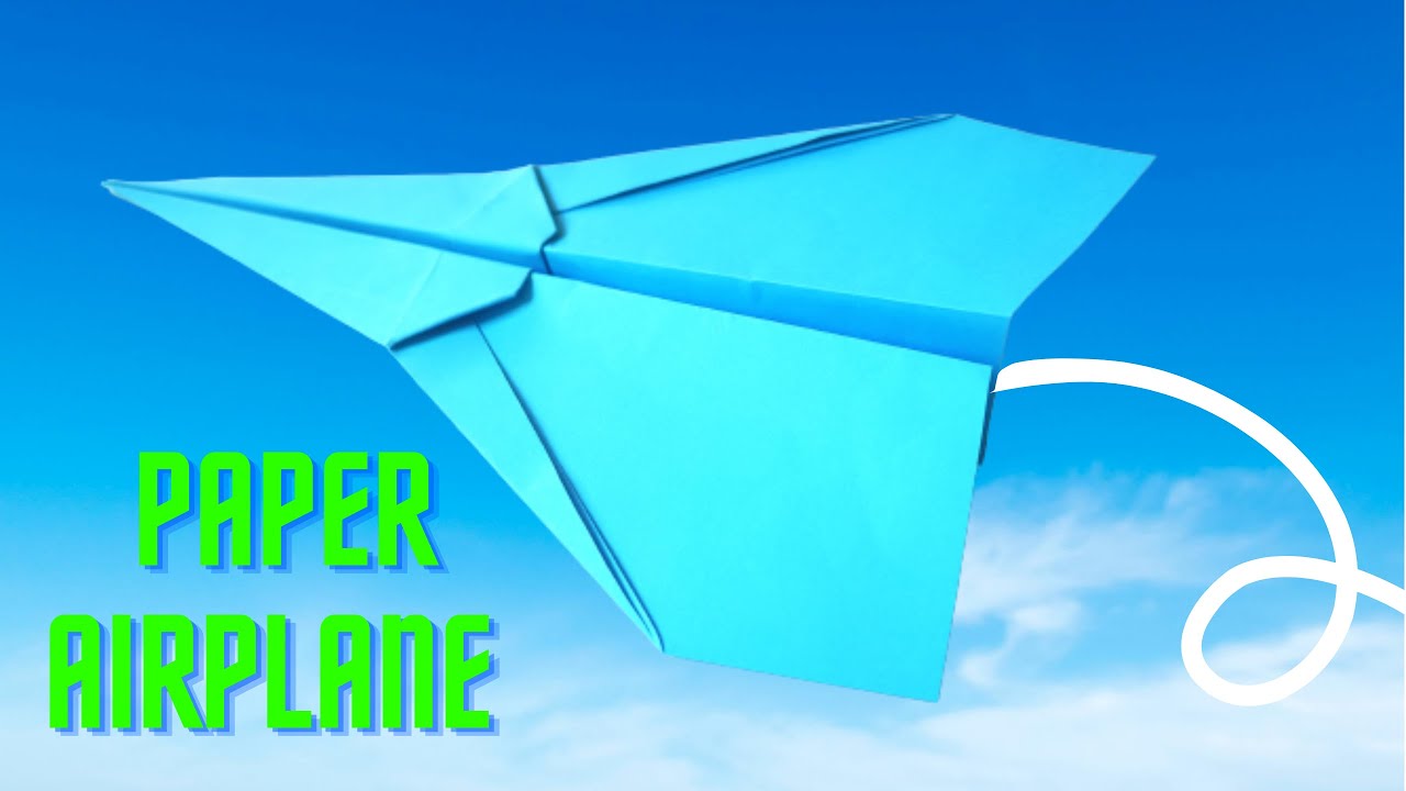 How to Make the World's Best Paper Airplane - YouTube