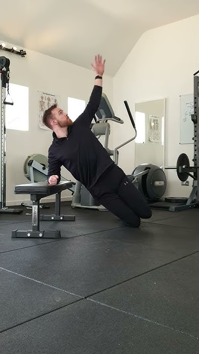 Raised Kneeling Side Plank with Reach - YouTube