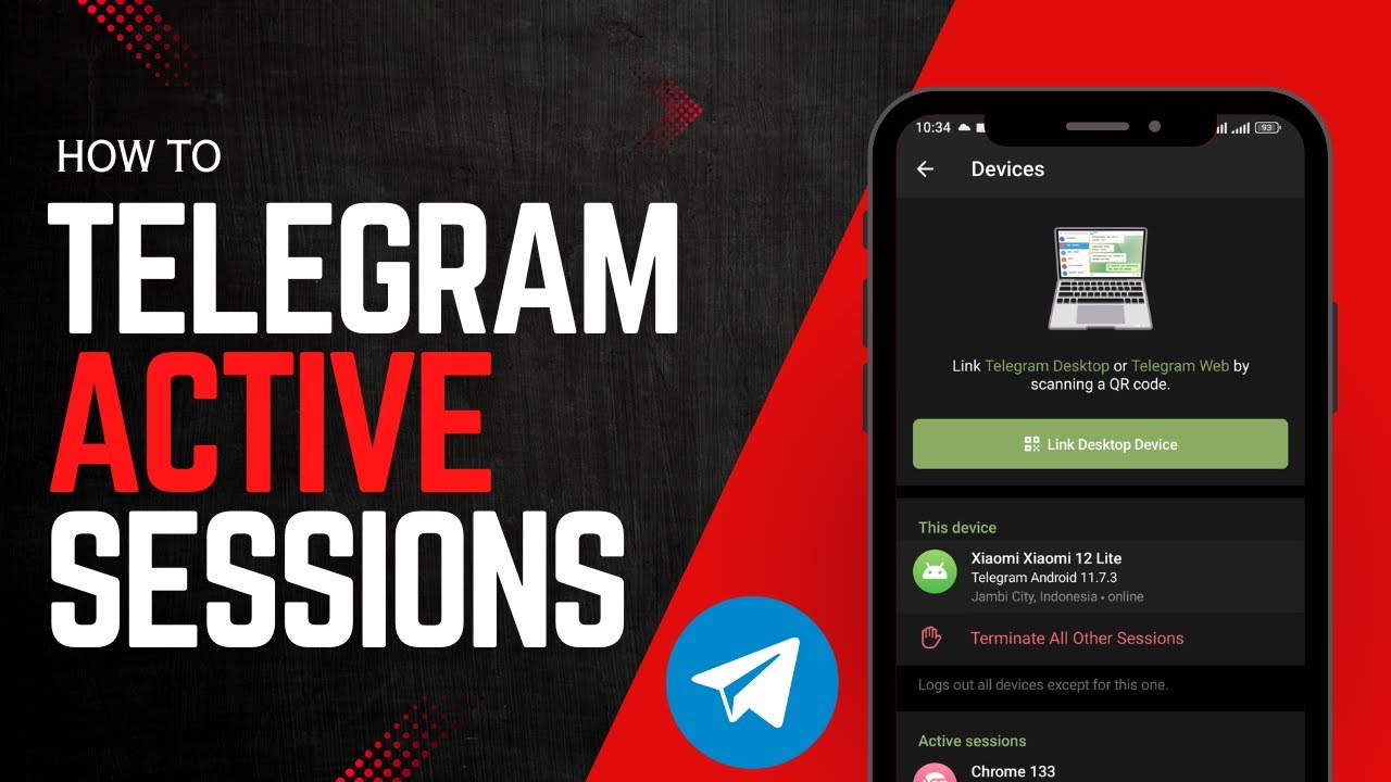 How to See All Devices Connected to Telegram Account - YouTube