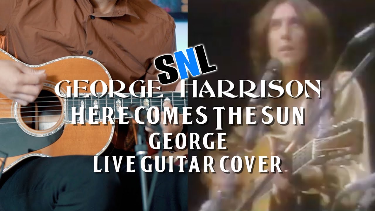 Here Comes The Sun at Saturday Night Live (George Harrison Live Guitar ...