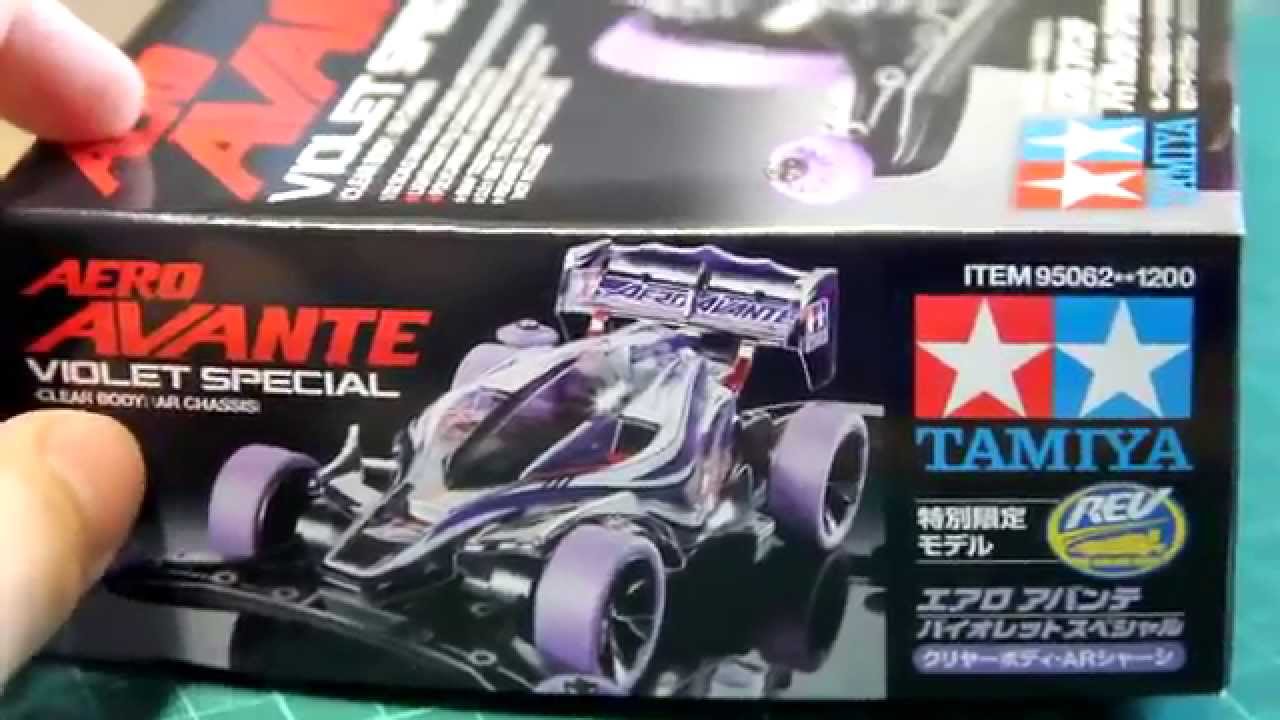 #95062 Aero Avante Violet Special Clear Body - Unboxing 23 - YouTube